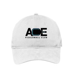 Port & Co White Soft Brushed Canvas Cap Embroidered with APC Logo